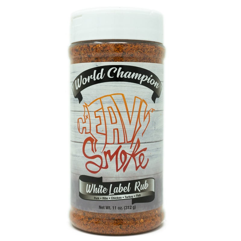 HEAVY SMOKE WHITE LABEL RUB 11OZ – Humphreys BBQ