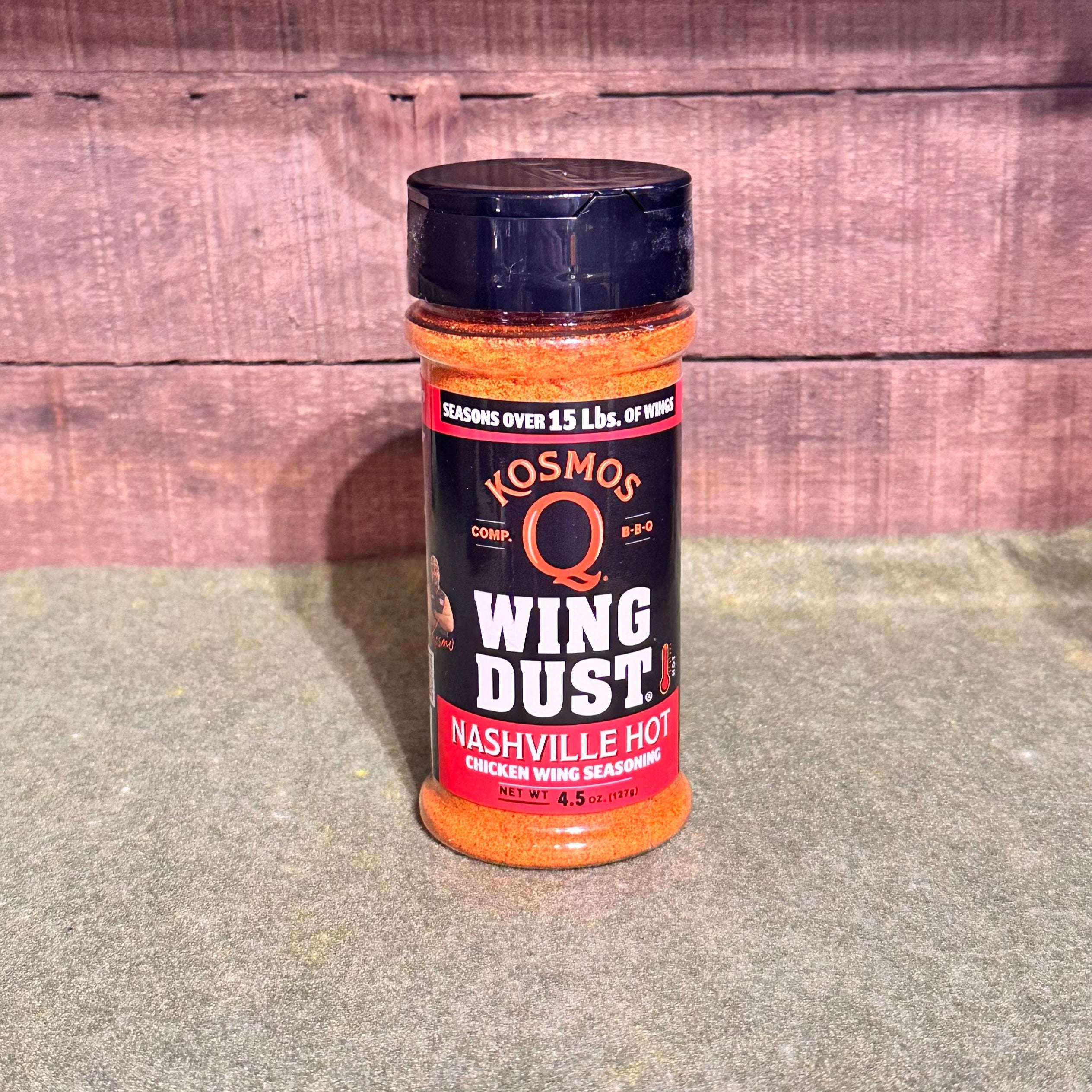 KOSMOS Q WING DUST - NASHVILLE HOT - 4.5oz Bottle – Humphreys BBQ